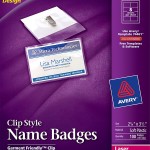 Avery® White Adhesive Name Badge Labels -5395 - Avery Online Singapore