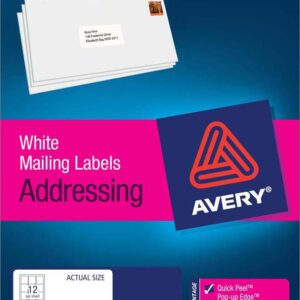 Avery® Easy Peel® White Address Labels-5161 - Avery Online Singapore