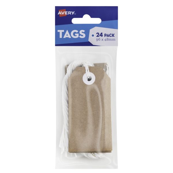 Avery® Coloured Tags with String-13200 - Avery Online Singapore